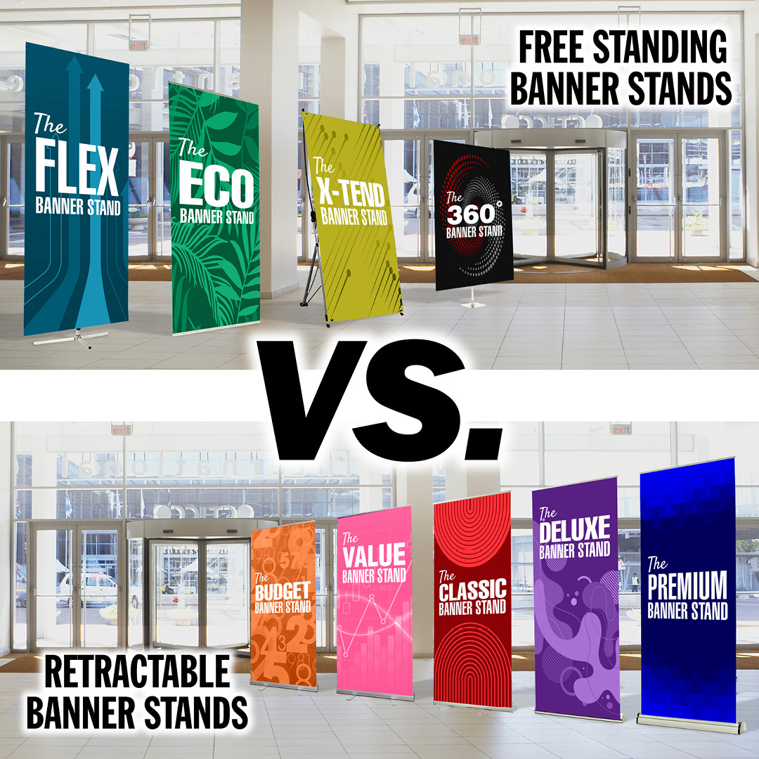 Find the Banner Stand that’s Right For You: Retractable VS. Free ...