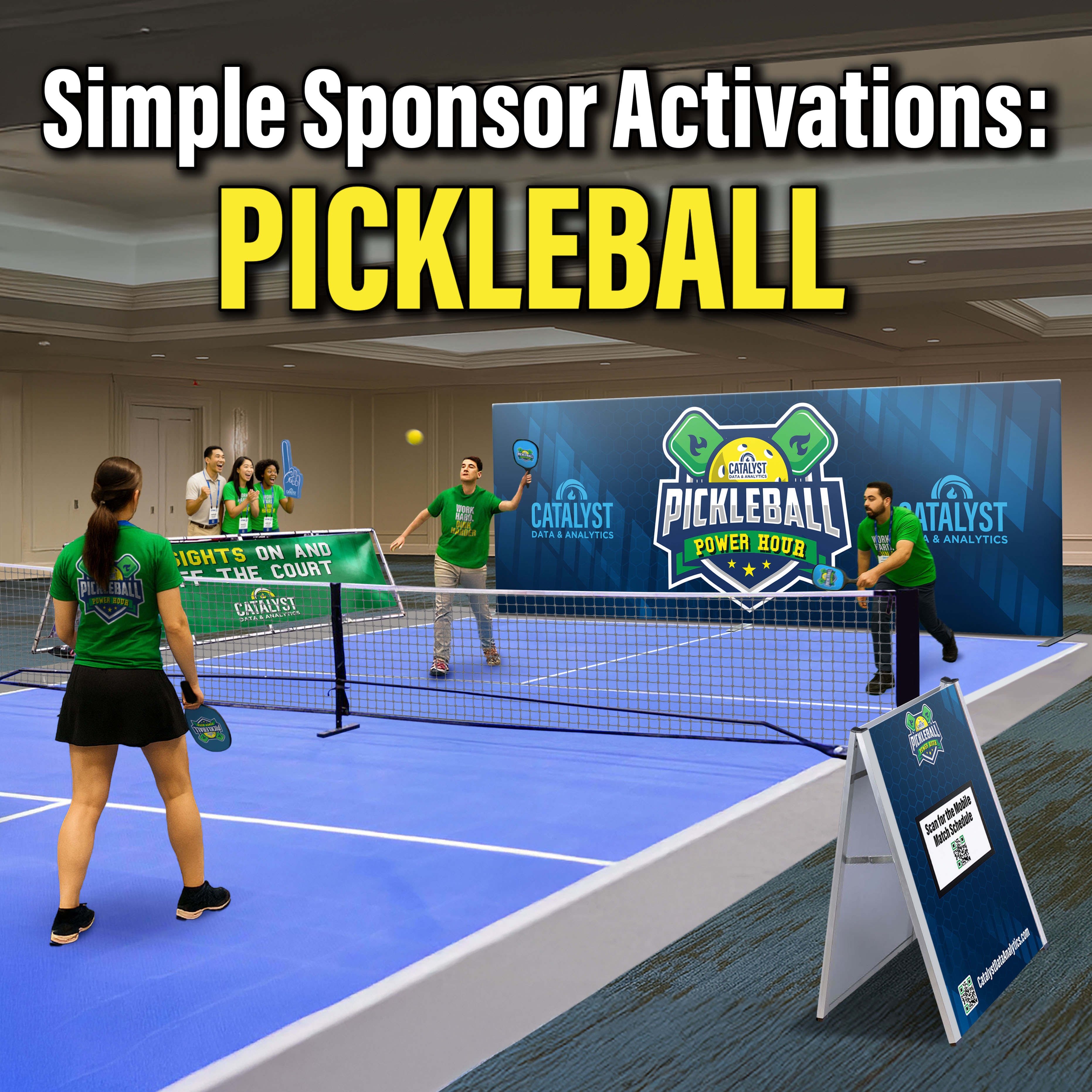 Simple Sponsor Activations: Pickleball